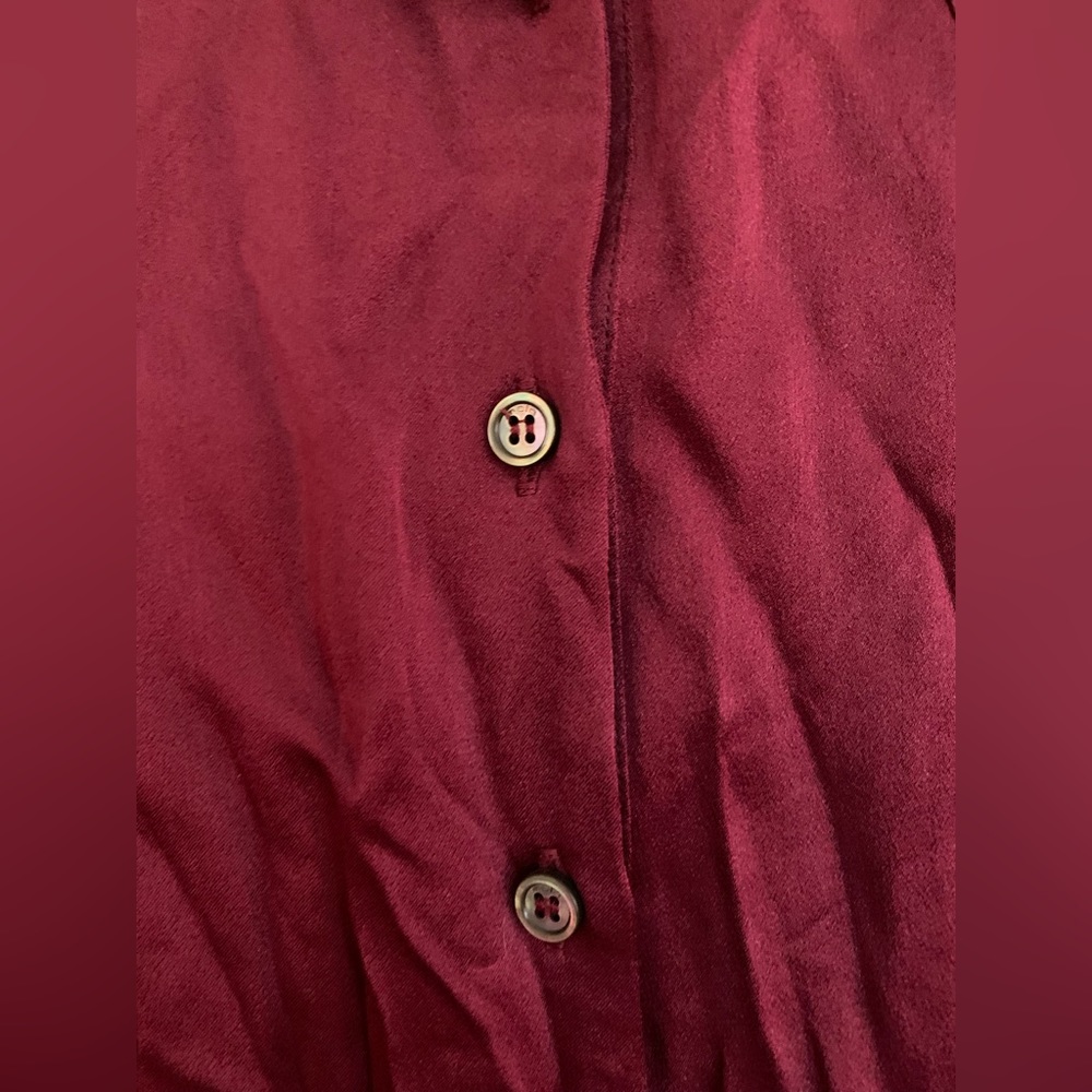Malo - Luxury Italian Brand - Silk Shirt Dress - Gem